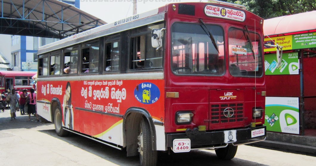 SLTB buses - ශ්‍රී ලංගම බස්: Latec TATA LP 1510/52 bus from SLTB ...