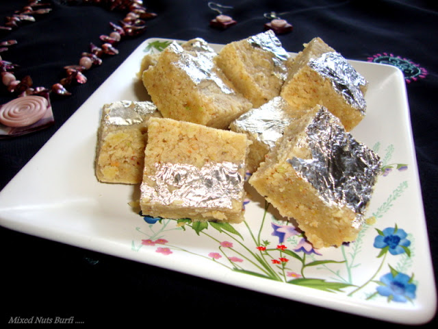 Sailaja Kitchen...A site for all food lovers!: Mixed Nuts Burfi / Nuts ...