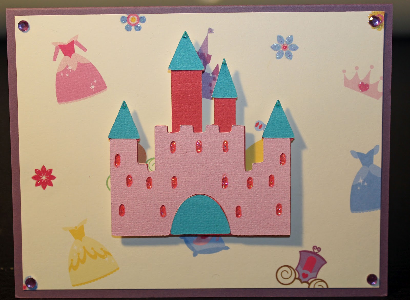 Deanne's Crafting Adventures: Princess Castle Card