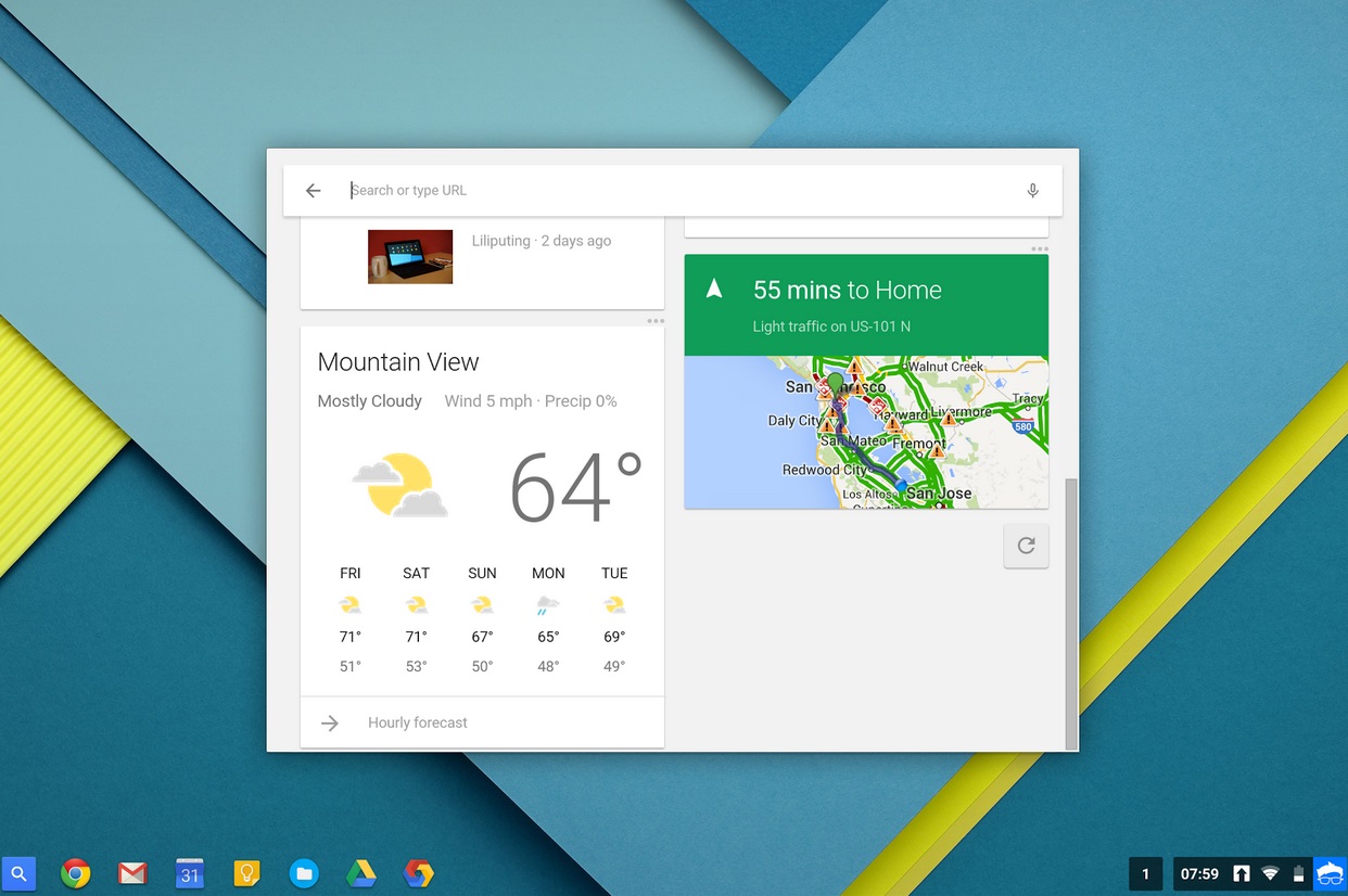 Chrome OS Beta reforça aposta no Google Now | Aberto até de Madrugada