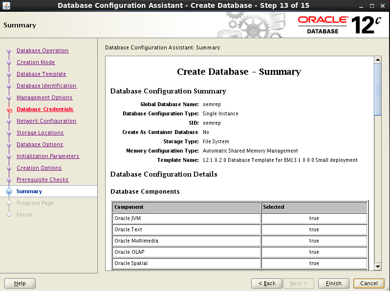 Oracle 12c Create database with dbca ~ Dilli's Oracle/MySQL Linux Blog