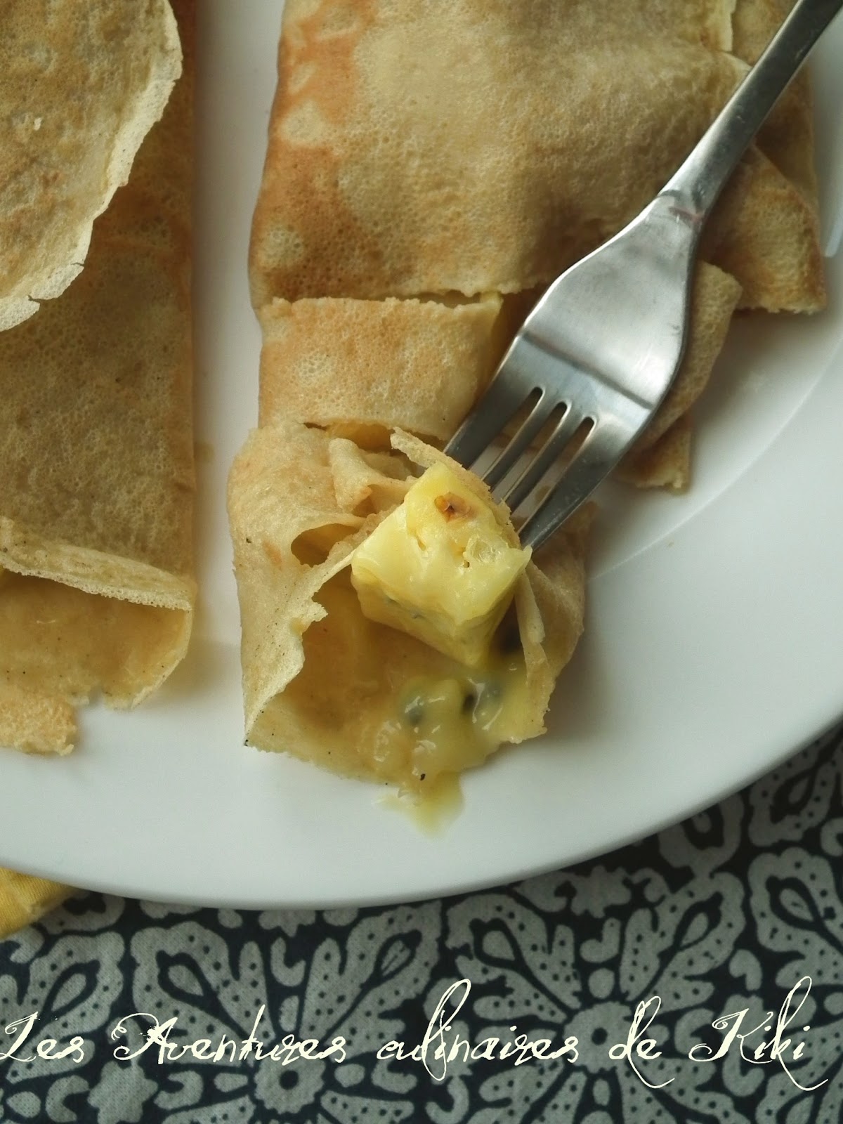 Faits avec amour /Les Aventures culinaires de Kiki: Crêpes fines d ...