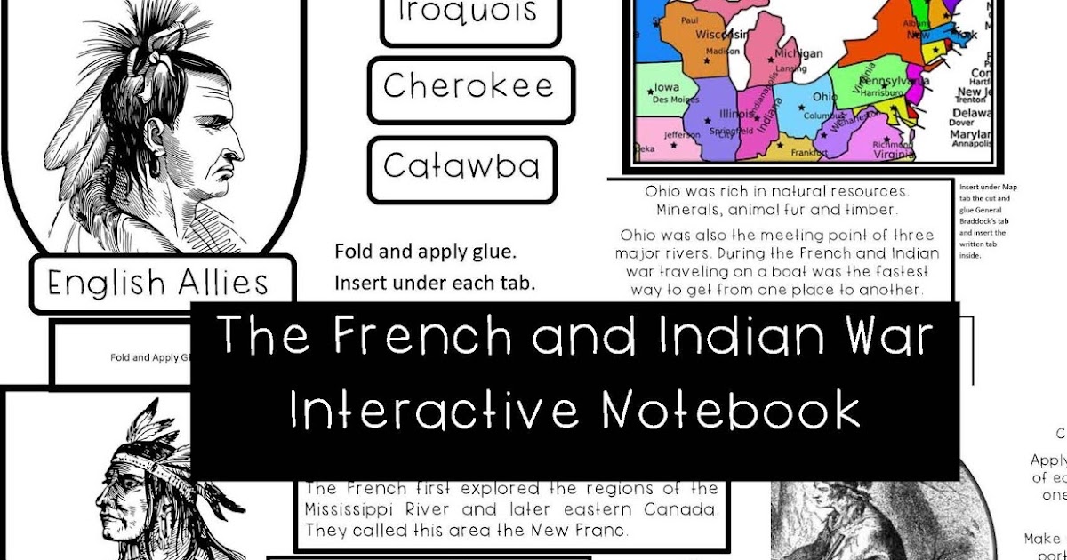 The Hermit Crabs Homeschool: The French and Indian War Interactive Notebook