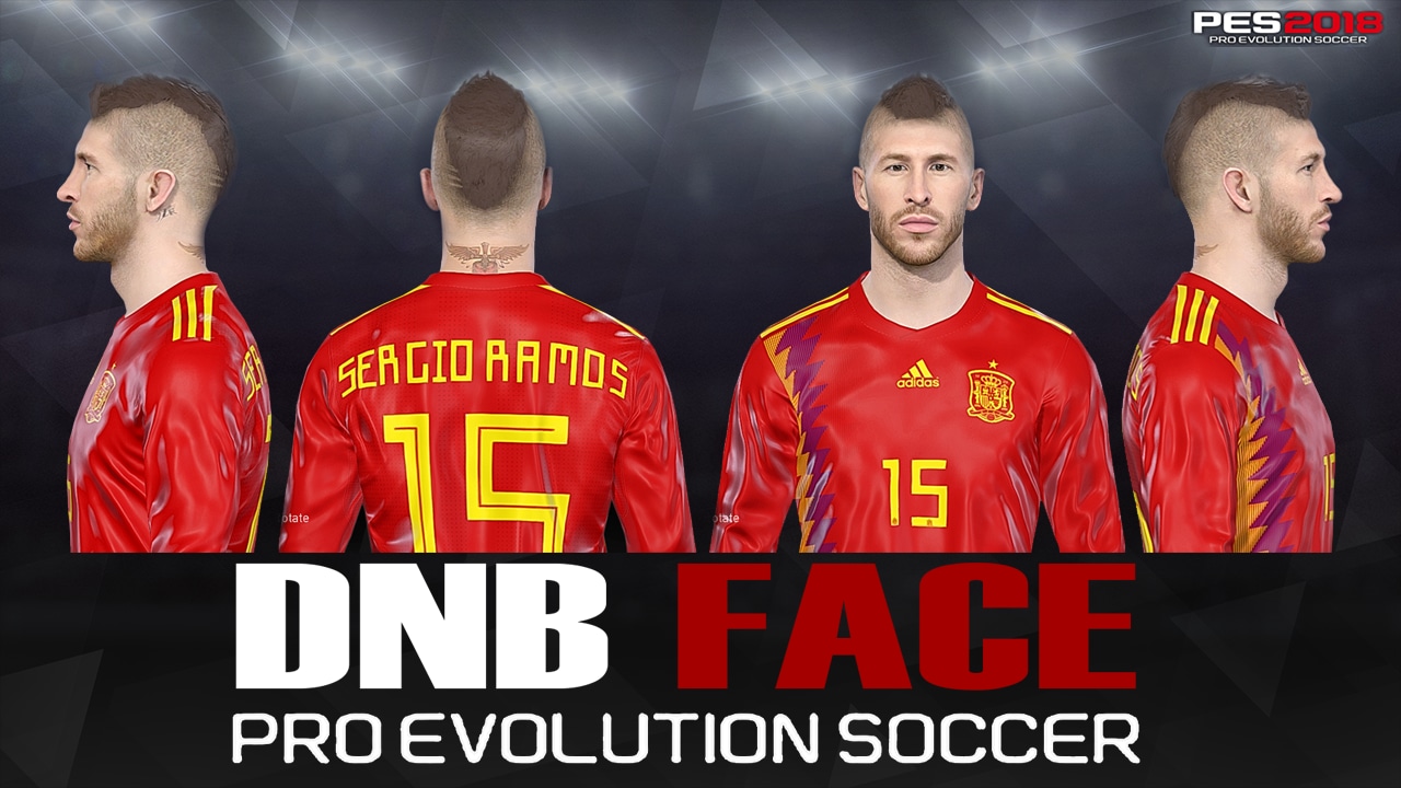 pes-modif: PES 2018 S. Ramos Fix Face by DNB FACE