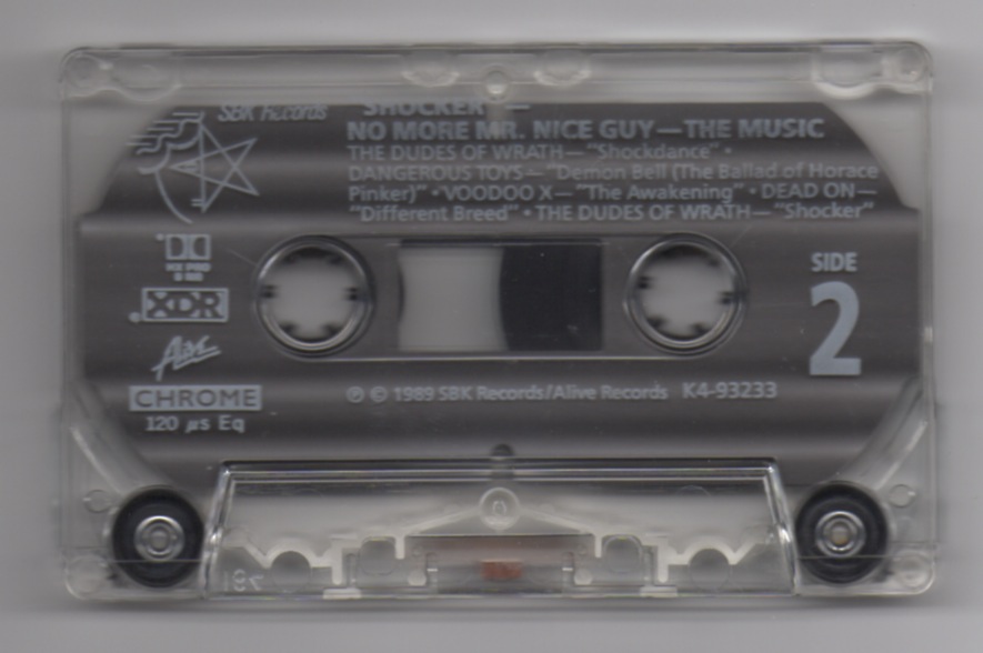 EvenSpot Speaks: 1989, Shocker Soundtrack on Cassette and CD