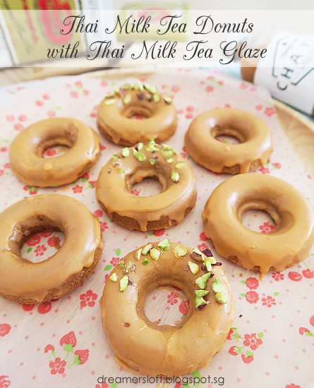 DreamersLoft: Thai Tea series - Part IV Thai Milk Tea Donuts with Thai ...