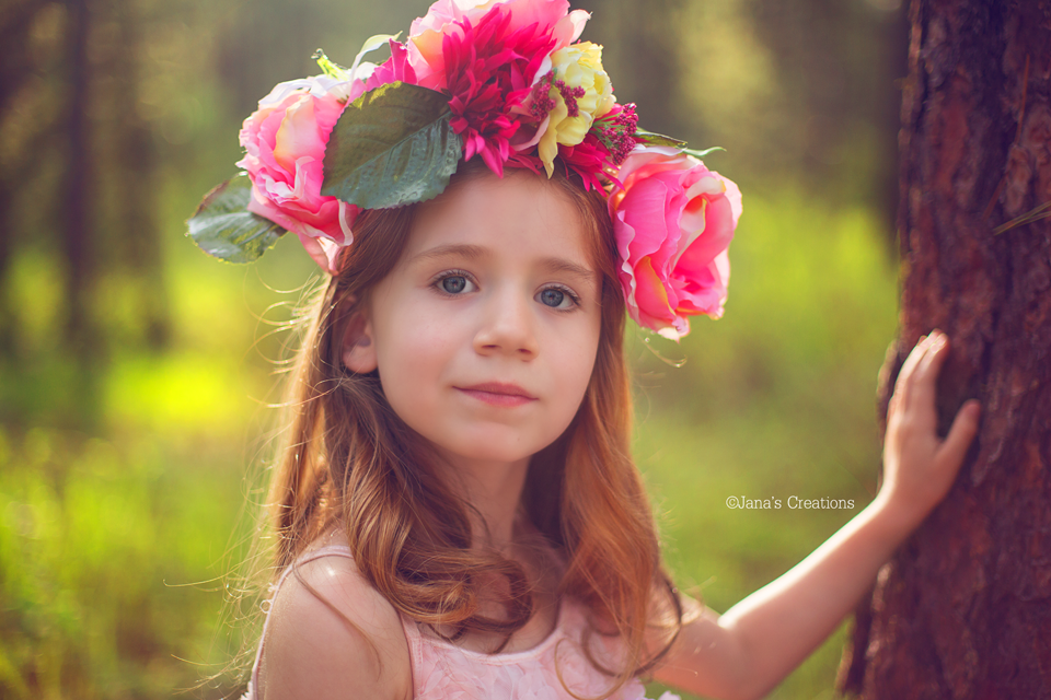 Jana's Creations: The most beautiful 7 yr old I know......