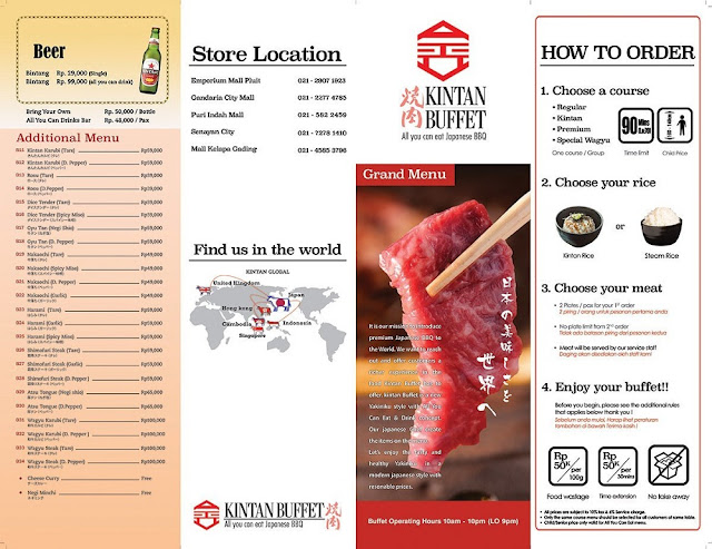 Daftar Harga Menu Kintan Buffet Terbaru (All You Can Eat) | Informasi ...
