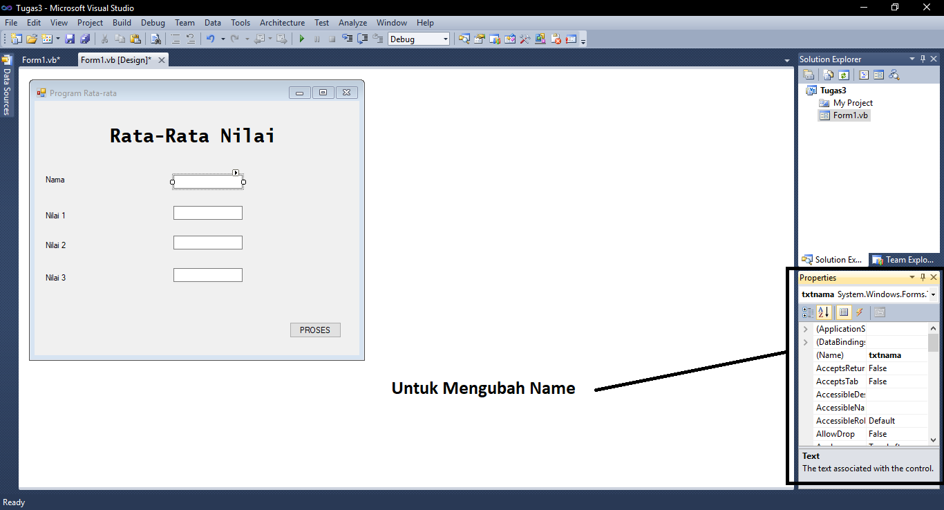 VISUAL STUDIO : Membuat Program Menghitung Rata-rata Nilai ~ Good to ...
