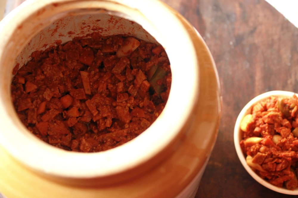 My Food Treats: Chena Achar / Kerala Style Yam Pickle