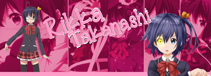 Sweet of Cherry: Banners do anime Chuunibyou demo Koi ga Shitai! Ren