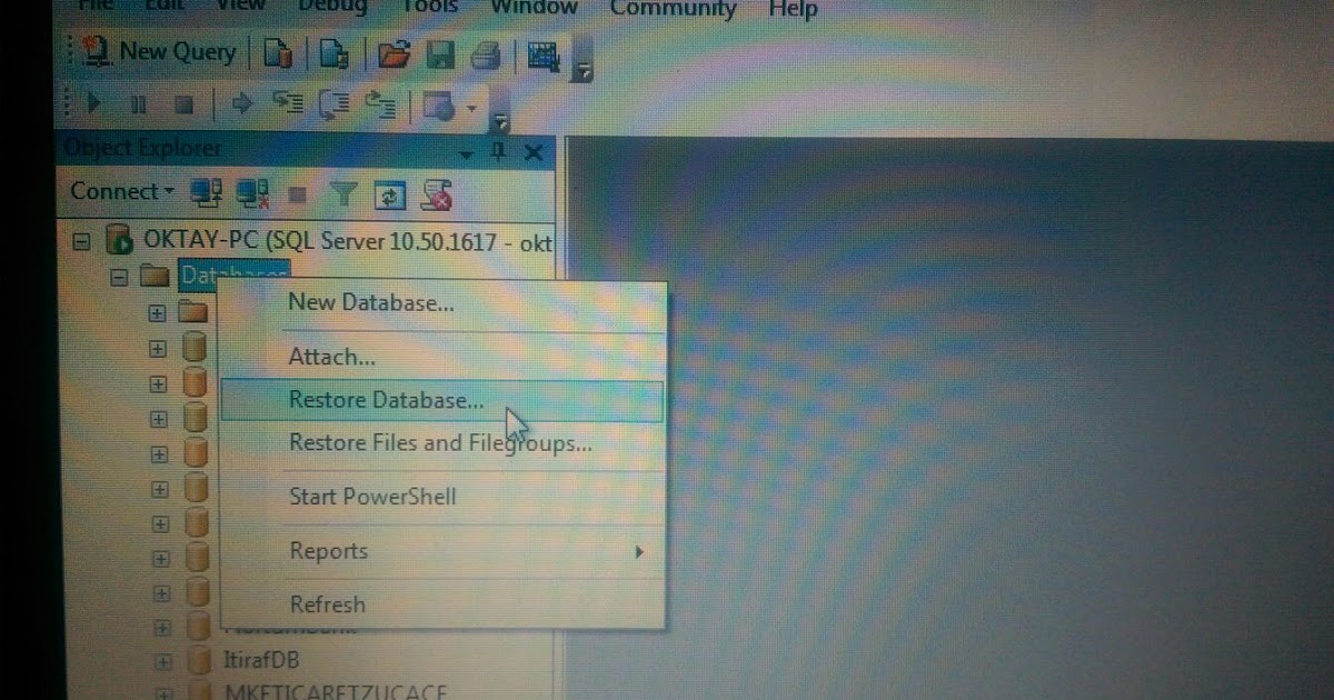 Oktay Altan: T- SQL (Transact - SQL)
