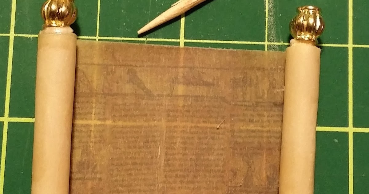 Itty Bitty Adventures: Miniature Monday: Making Miniature Scrolls, a ...