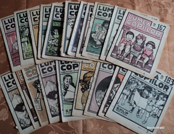 Biblioteca scriitori români: Colecţie reviste pentru copii