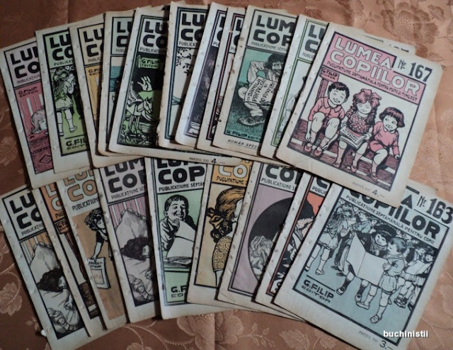 Biblioteca scriitori români: Colecţie reviste pentru copii