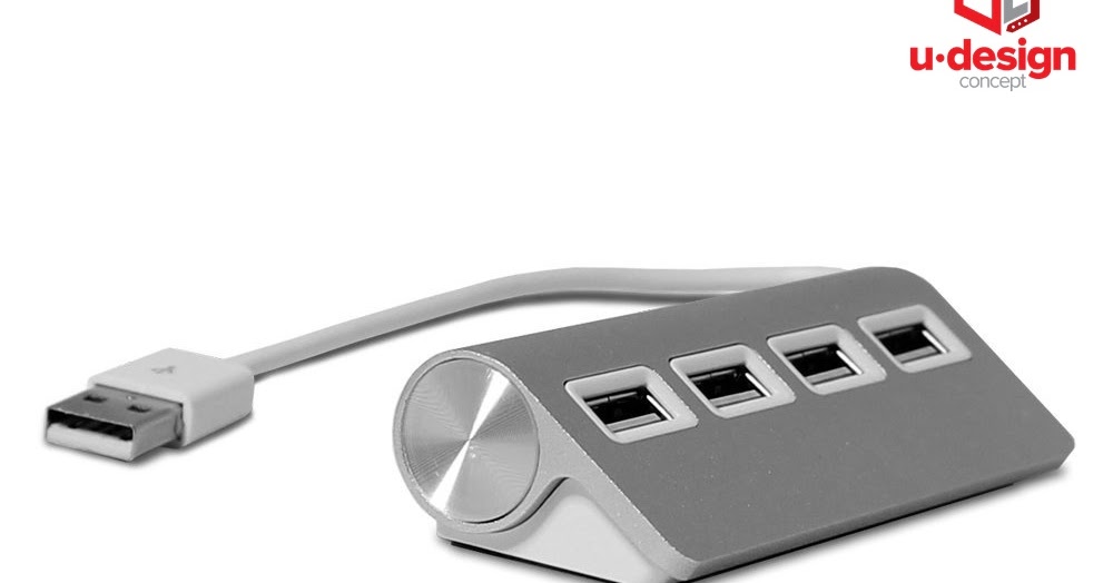 Custom Logo Printing USB Hub Malaysia by UDesignconcept