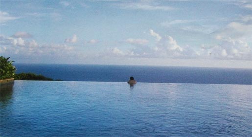 Home And Interior Design: Infinity edge swimming pool.