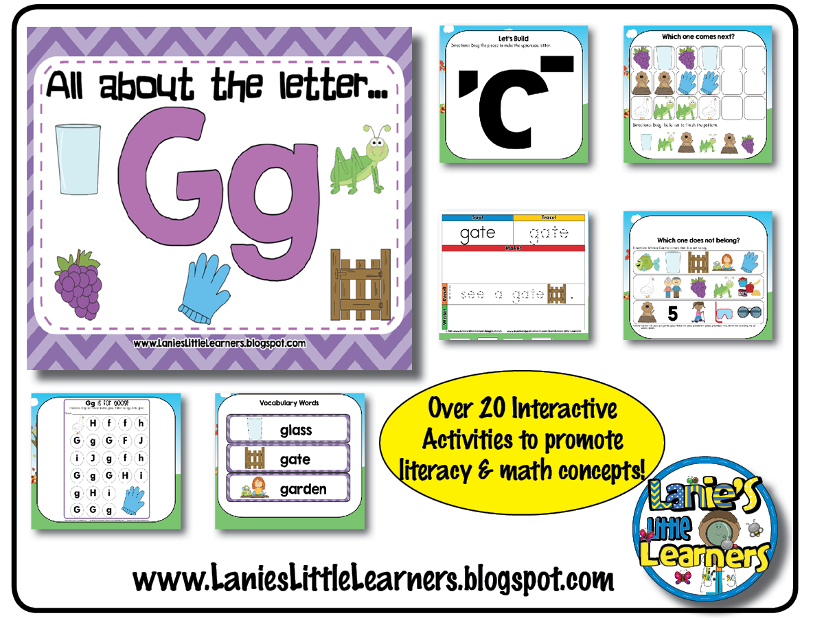 Lanie's Little Learners: All About the Letter G - Letter of the Week ...