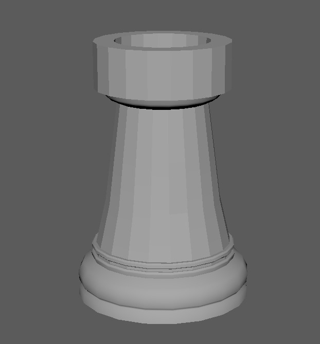 Charlotte Bethany CGMA: Modelling a chess piece (Rook)