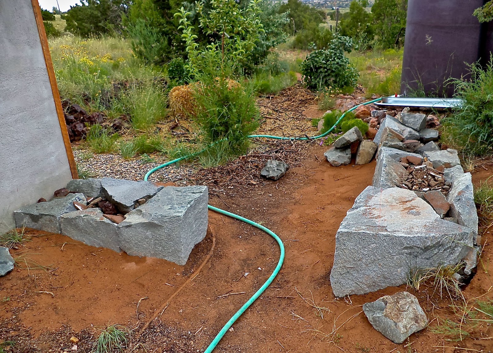 Alt. Build Blog: Building An Adobe Wall: #1 Stone Foundation