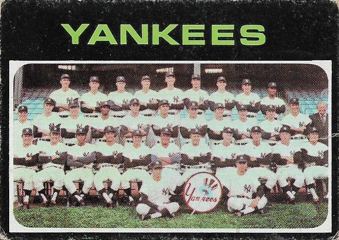 Topps 1971: no. 543 - yankees