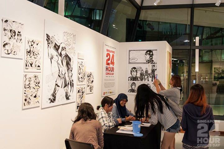 Display Images for 24 Hour Comics Day Exhibition @ LASALLE McNally ...