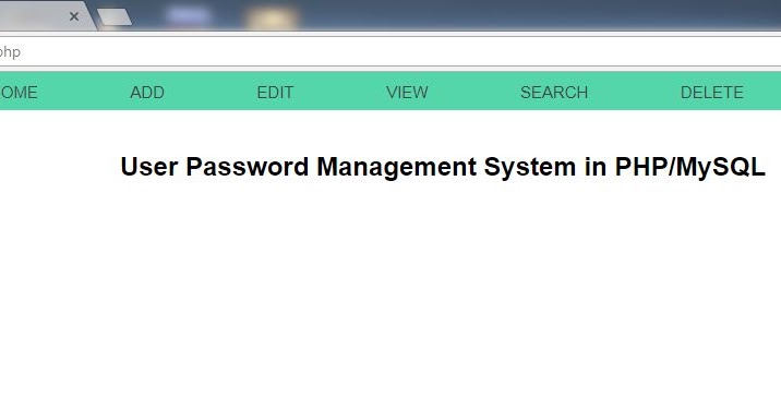 Free Programming Source Codes and Computer Programming Tutorials: User Password Management ...