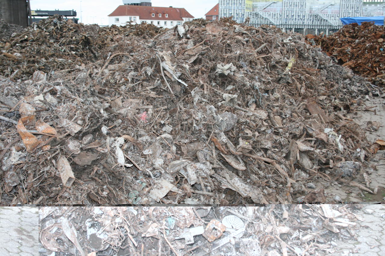 HMS Scrap recovered from Municipal Waste | IRON METAL SCRAP AND TRADING