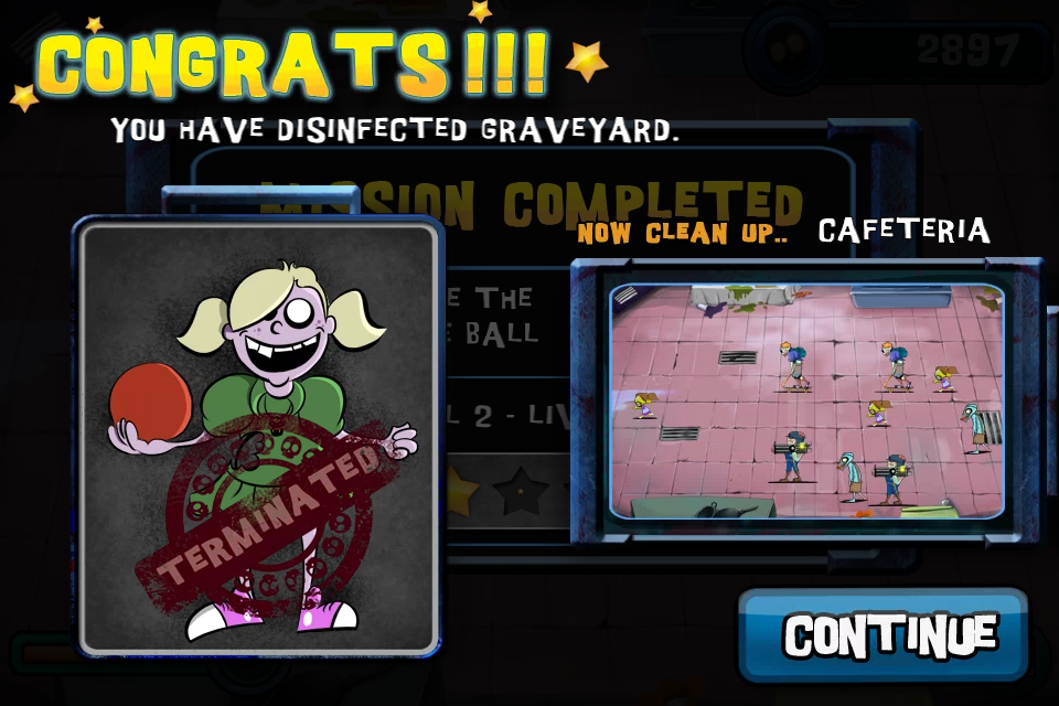 Game Art: Zombie Dodgeball,iOS
