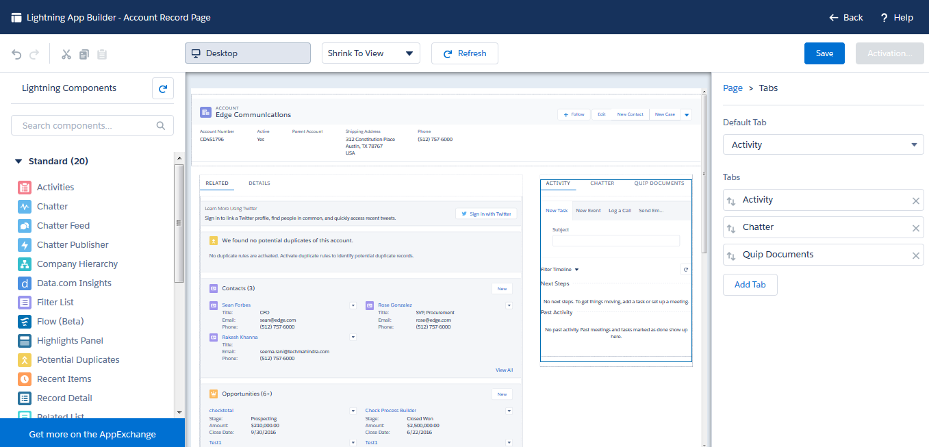 Salesforce World: Quip Connect : Quip + Salesforce integration