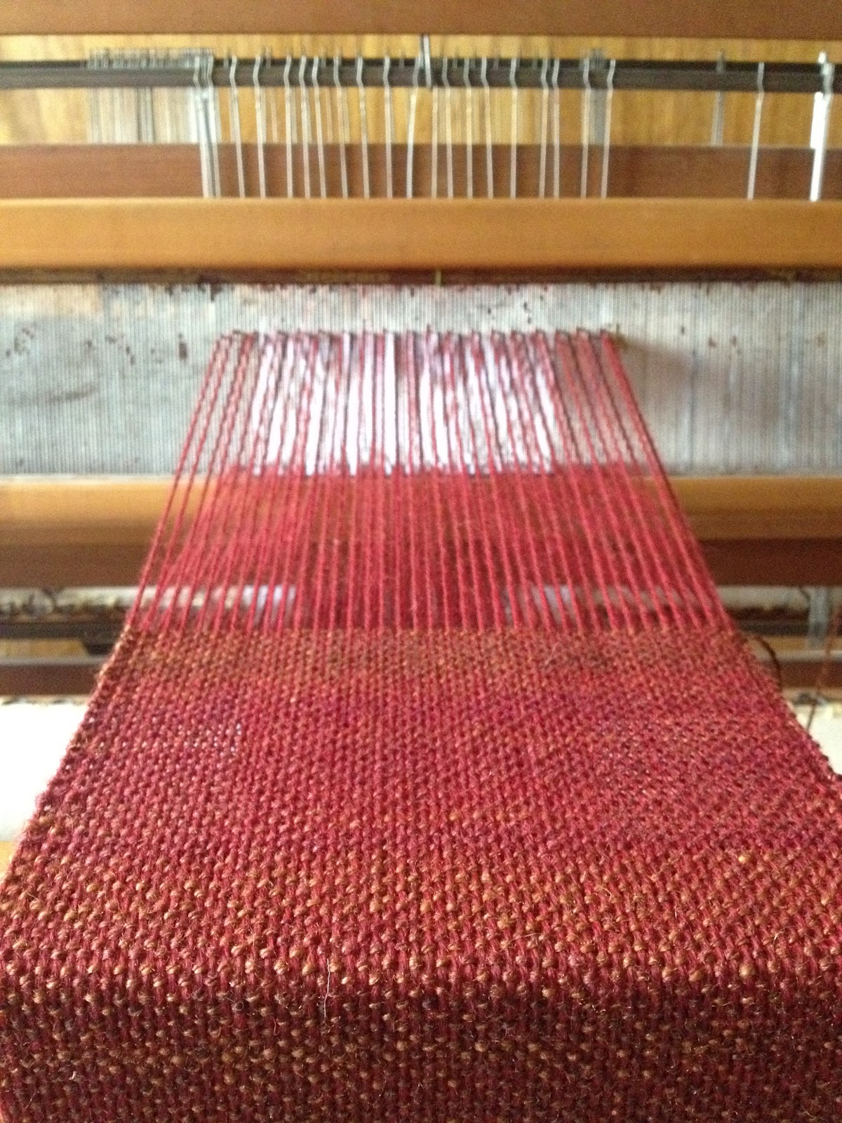 Lindentree Fiber Arts: Weaving on the Allen loom