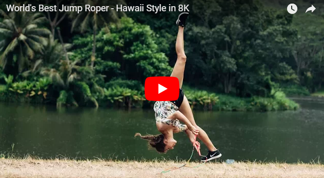 MFS VIRAL VIDS-2: World's Best Jump Roper - Hawaii Style in 8K