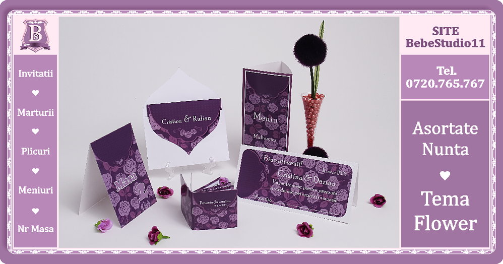 BebeStudio11.com - Invitatii Nunta‎ si Botez: Modele Asortate Nunta ...