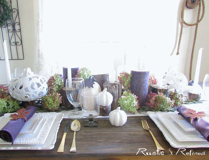 Woodsy & Rustic Fall Tablescape | Rustic & Refined