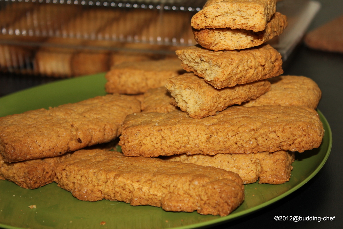 BUDDING CHEF: EGGLESS TEA RUSK BISCUITS