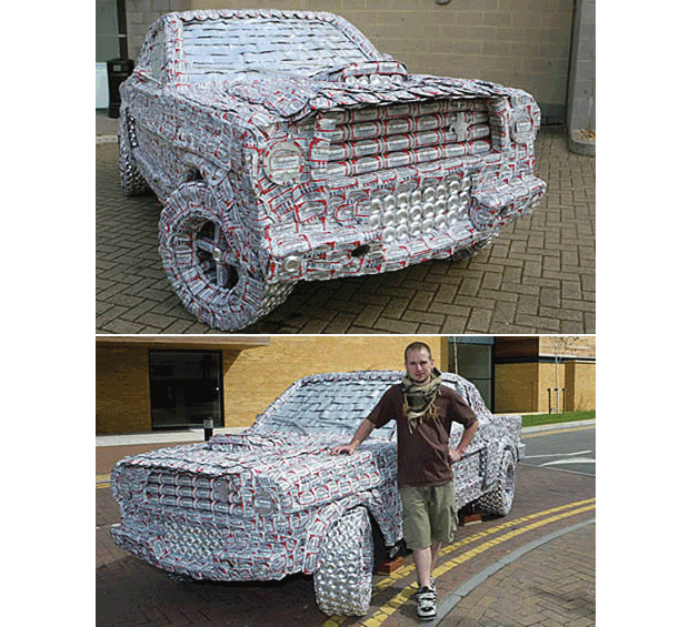 Beautiful and Amazing Beer Can Statue | Entertainment And Technology In ...