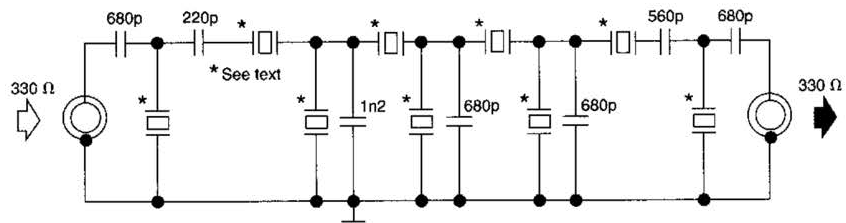 Simple 455 Khz Narrow Band If Filter Circuit Diagram | Electronic Circuit Diagrams & Schematics