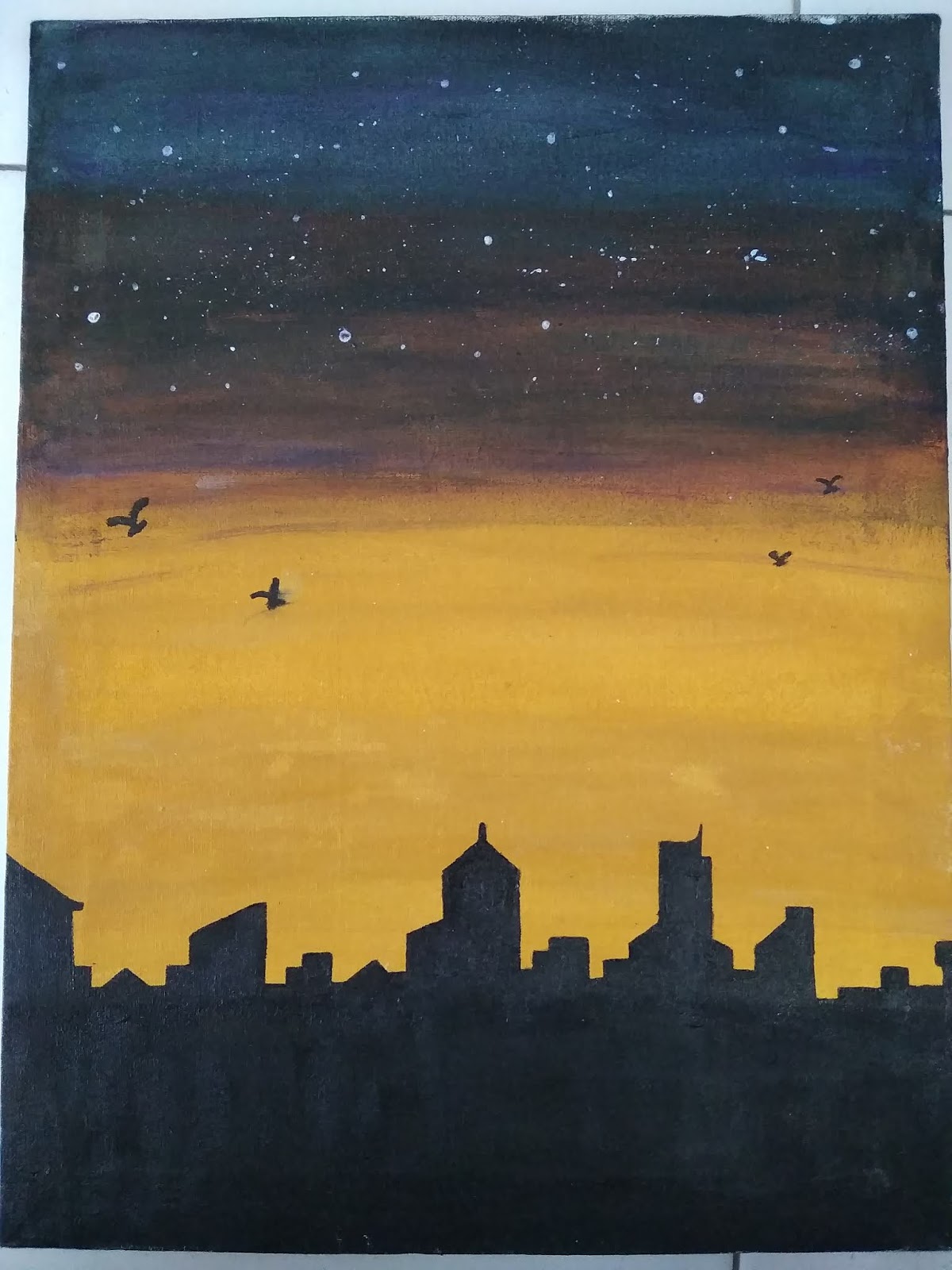 Gambar Lukisan Simple Dan Mudah - Contoh Gambar Lukisan