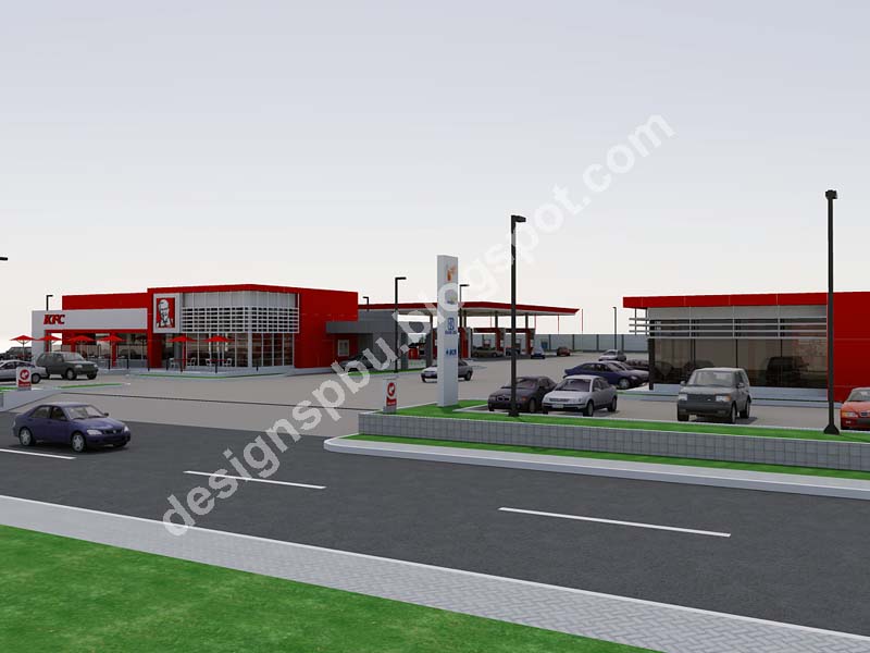 SPBU PERTAMINA (PRA DESIGN) ~ Design SPBU (EMAKA STUDIO)