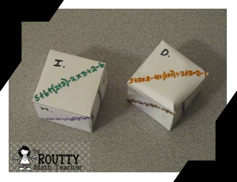 Transformation Tuesday: Math Menus- Game Show Menu - The Routty Math ...