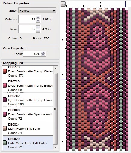Imaginesque: Beading: Peyote Stitch Pattern 22
