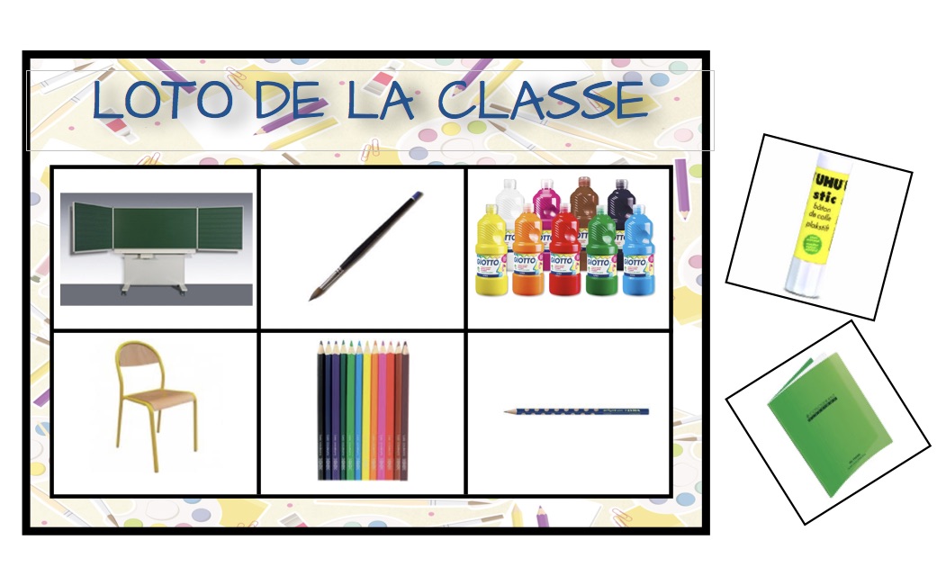 Les petits jeux de July: Le vocabulaire de la classe