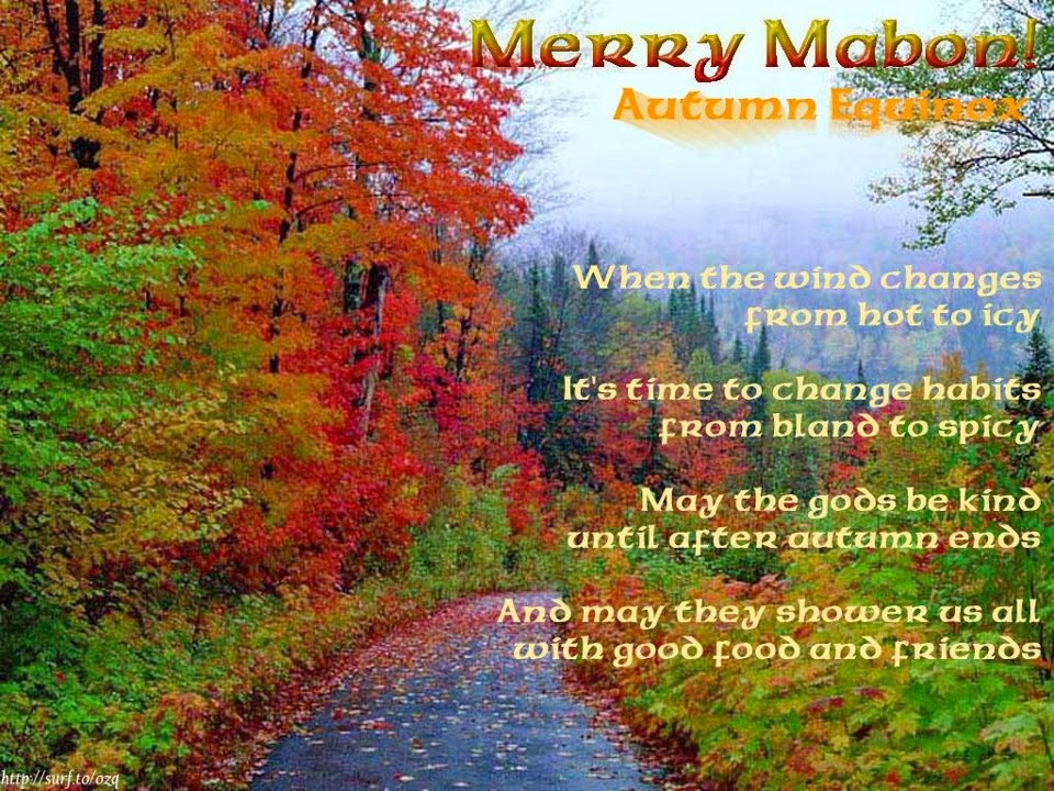 A Missive from Coriander Bats: Mabon Poems