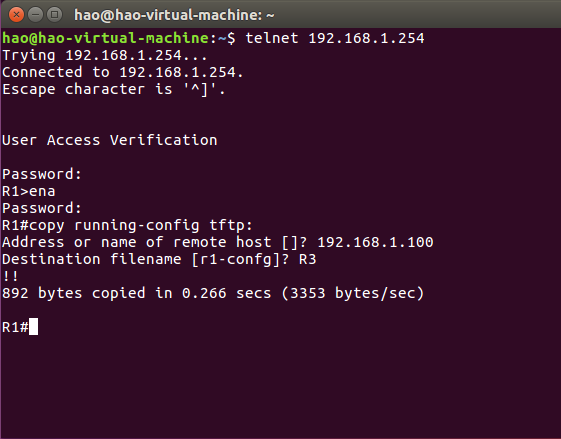 [Cisco] Hướng dẫn backup cấu hình Router cisco bằng cách sử dụng TFTP