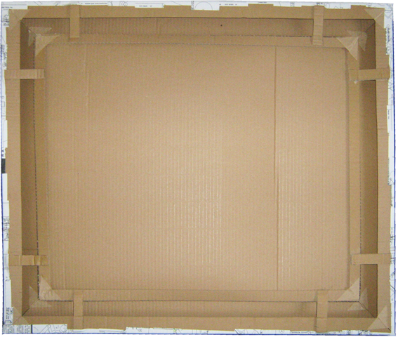 Cardboard Design Workshop: FRAME WITH ARCHITECTURAL DRAWINGS