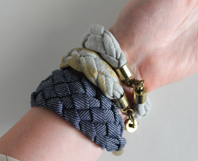 Lula Louise DIY Tutorial Braided Fabric Bracelet Lula Louise DIY Tutorial Braided Fabric Bracelet