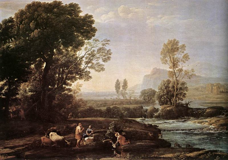 Claude Lorrain (Claudio de Lorena), obras, pinturas, cuadros