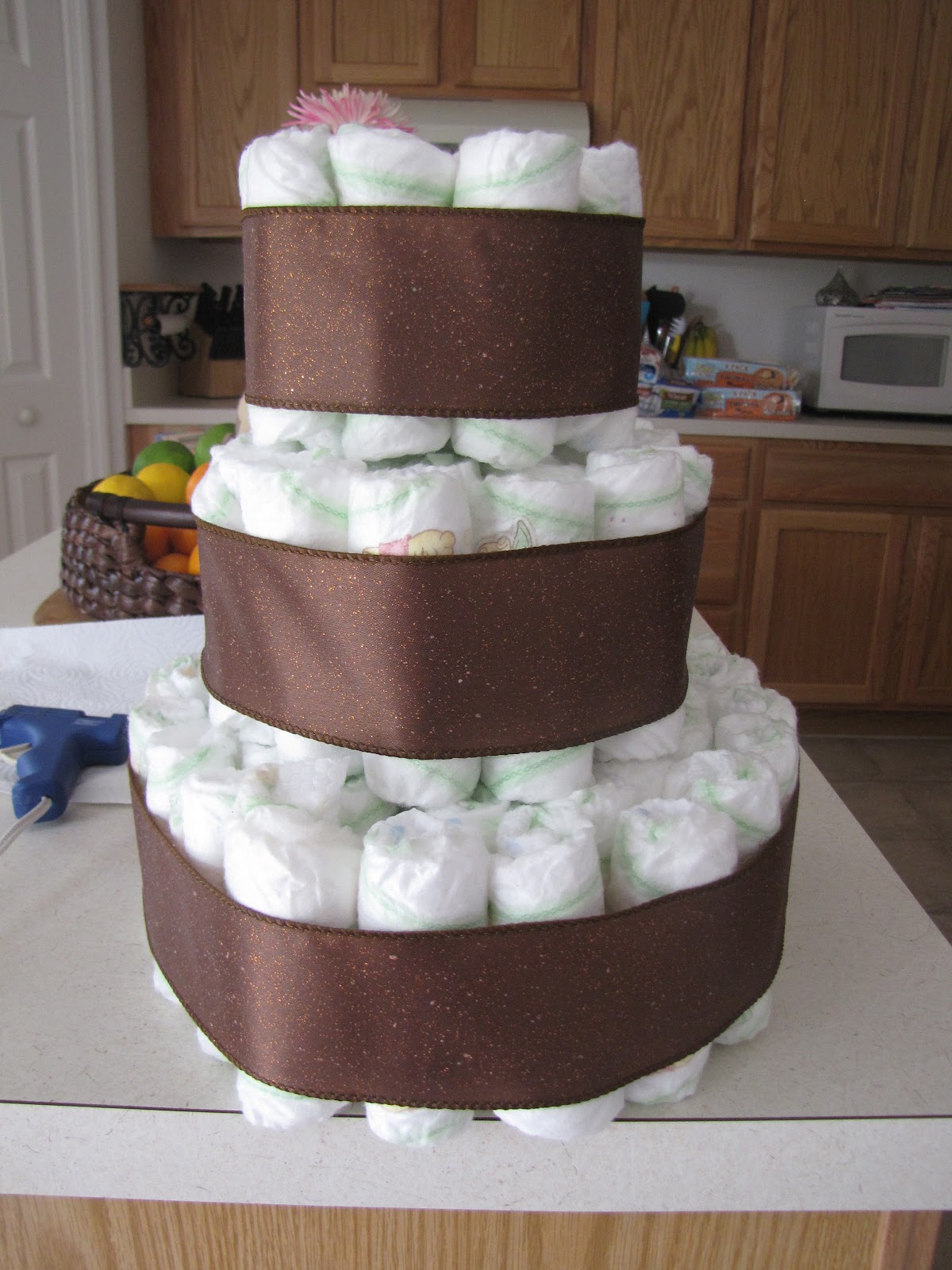 Craft-ee Momma: How to - Diaper Cake!