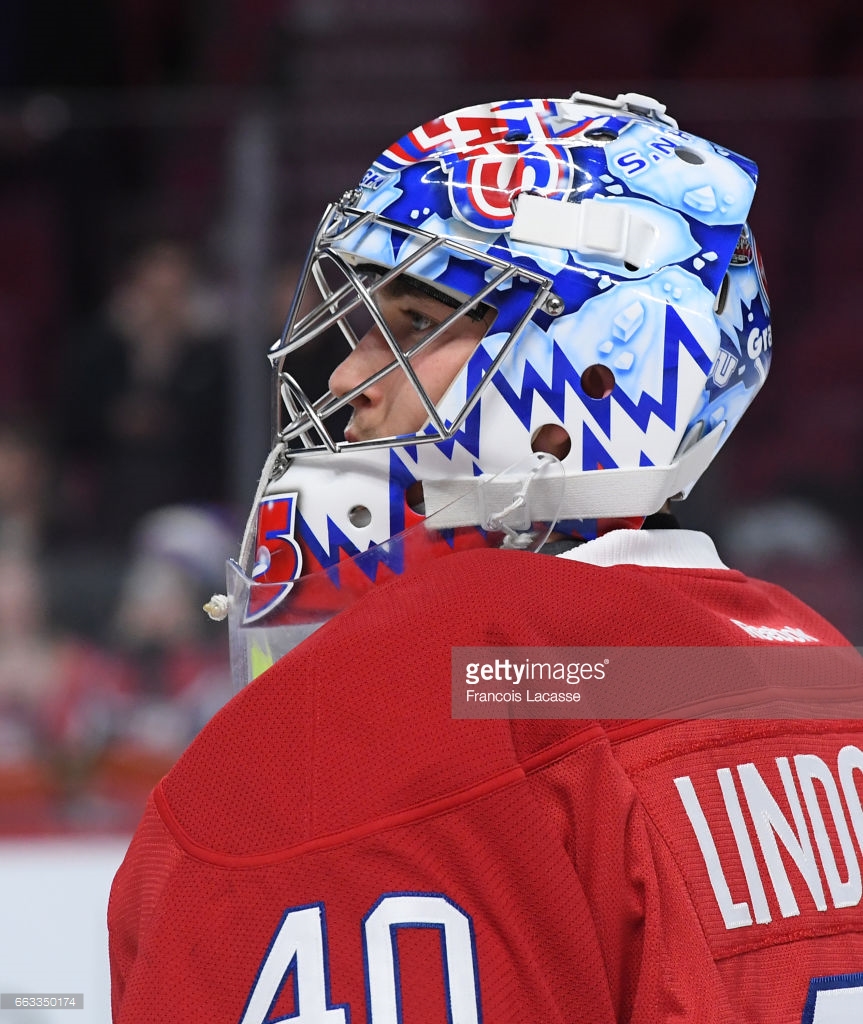 I Love Goalies!: Charlie Lindgren 2016-17 Mask