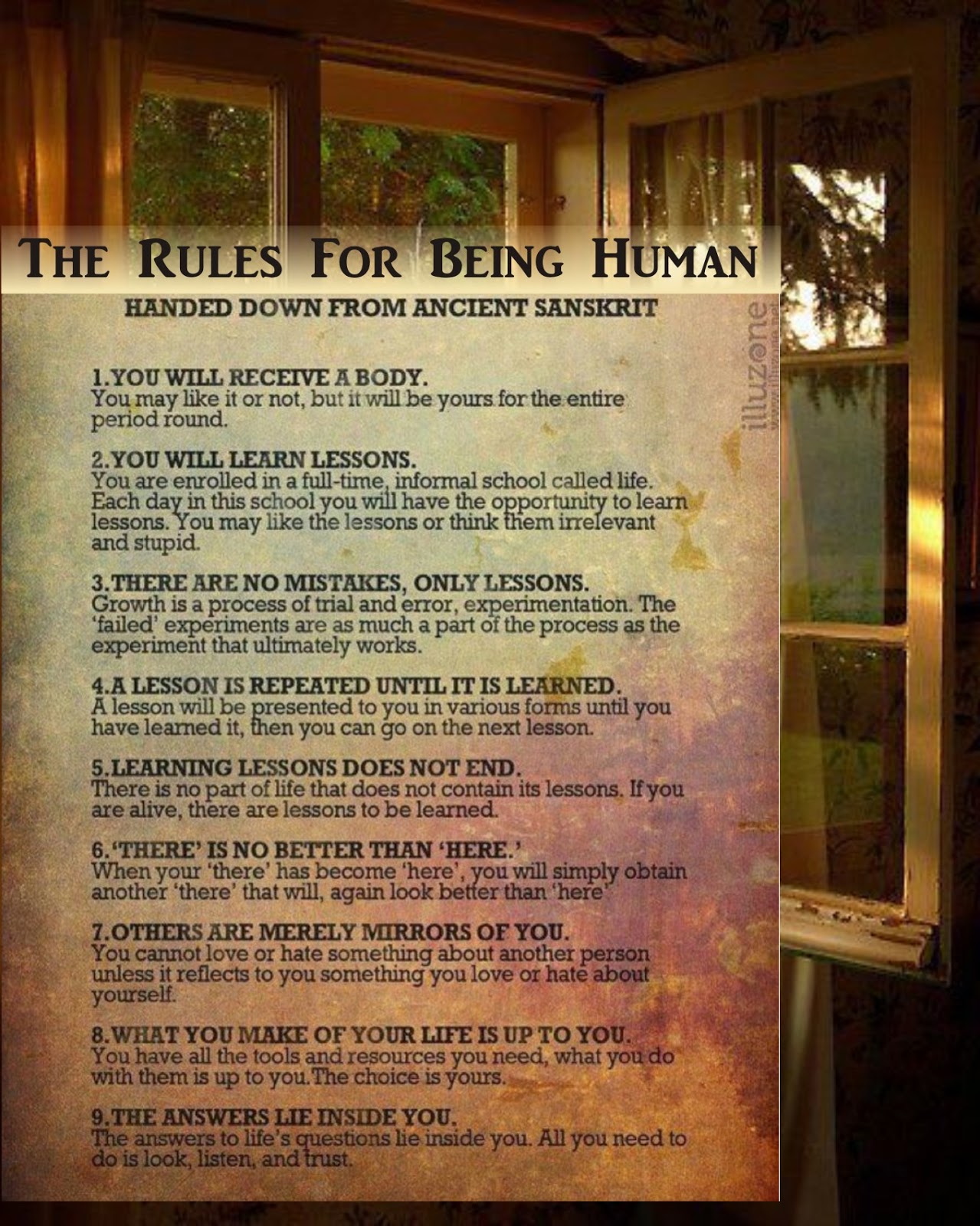 The Oak and the Antler: The Rules For Being Human